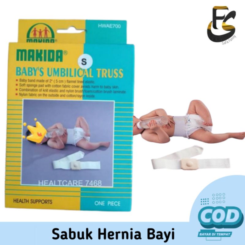Jual Makida Baby's umbilical truss, sabuk hernia, sabuk pusar bodong ...