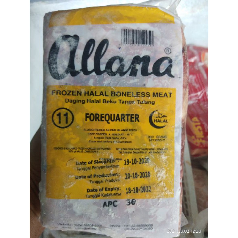 Jual Daging Kerbau Frozen / Beku 900gr | Shopee Indonesia