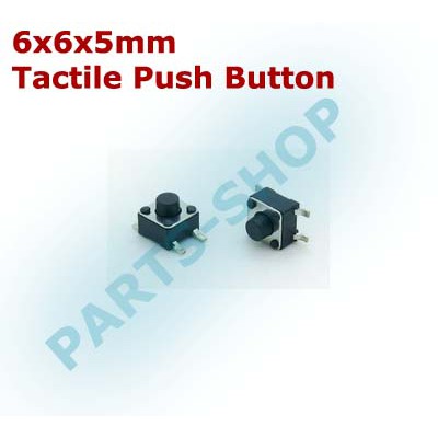Jual SMD Tactile Push Button Micro Switch Momentary Tact 6x6x5mm, 4 ...