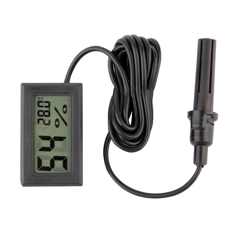Jual MINI DIGITAL THERMOMETER TERMOMETER + HYGROMETER DENGAN PROBE 1 ...