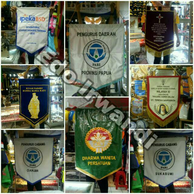 Jual Bendera Vandel Bendera Pataka Bendera Ruangan Vandel Logo Costume ...