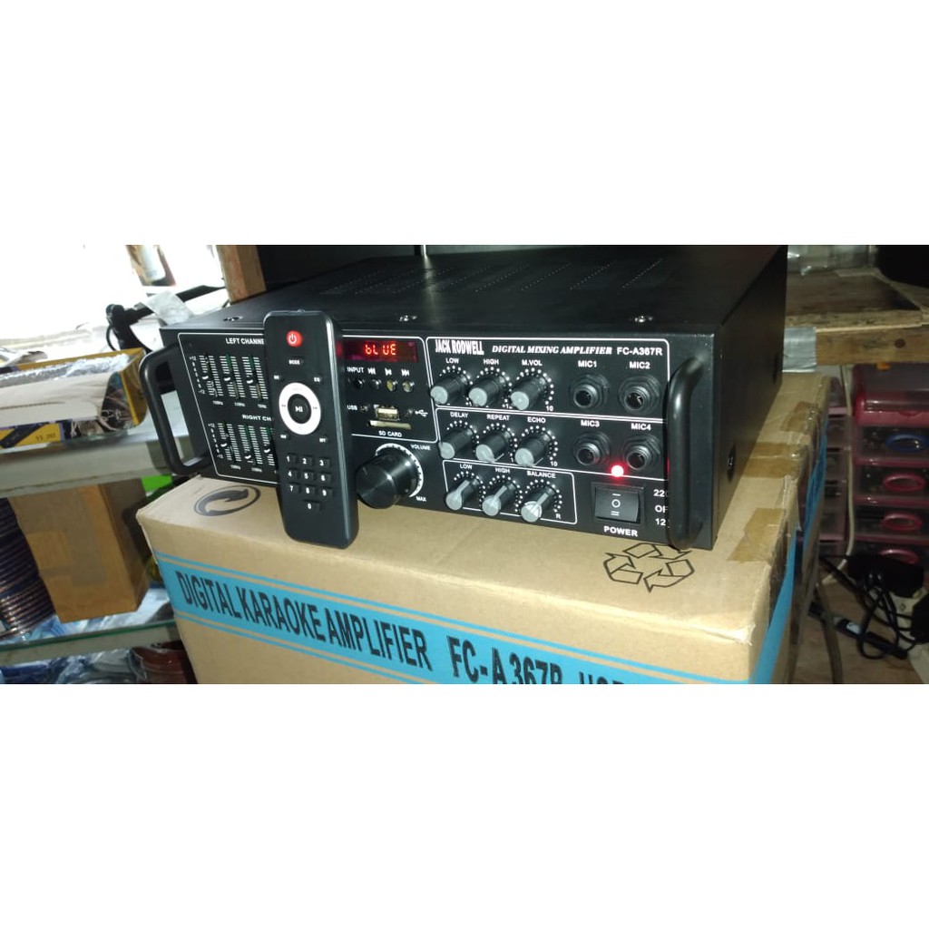 Jual digital echo mixer mixing power ampli bluetooth Amplifier bluetoot ...
