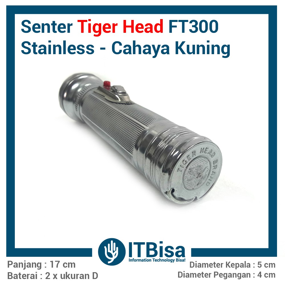 Jual ITBisa - Senter NOS Tiger Head Tigerhead Jadul Ospek FT300 Klasik ...