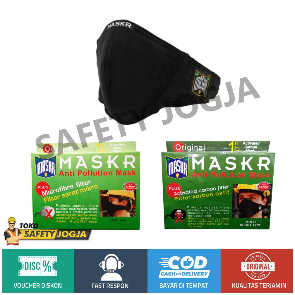 Jual MASKER MASKR KARBON AKTIF DAN MICROFIBER SHORT KERJA PROYEK MOTOR ...