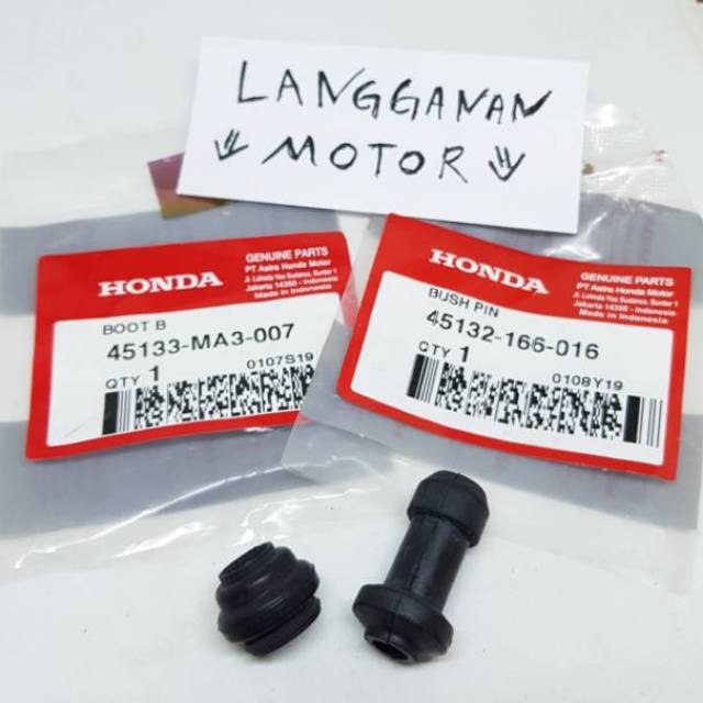 Jual KARET BOOT KALIPER DEPAN BELAKANG VARIO BEAT SCOOPY SPACY SUPRA TIGER MEGA PRO PCX Ori 100% ...