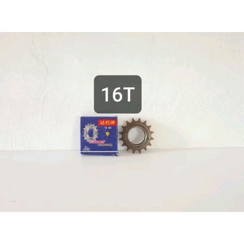 Jual Gear Free Wheel DIAMOND 16T Gir Cog Single Tunggal Speed 16 T ...