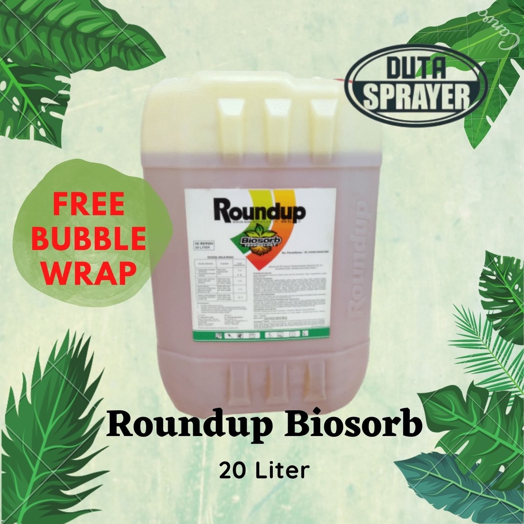 Jual Roundup Biosorb 486 SL 20L Round Up 20 Liter Herbisida Pembasmi ...