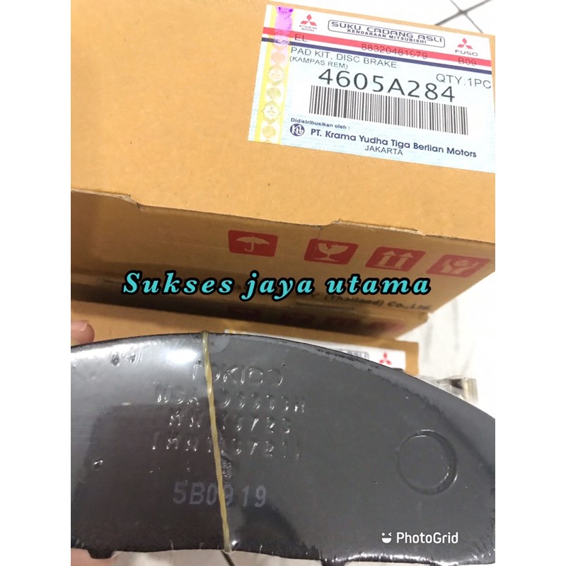 Jual Brake Pad / kampas rem depan mitsubishi Triton dan Pajero 1set ...