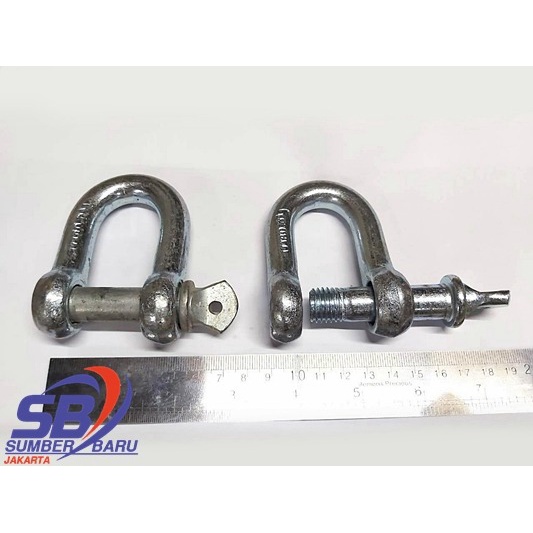 Jual SEGEL OMEGA D M16 / BOW SHACKLES 16 mm / SAMBUNGAN RANTAI BESI 5/8 ...