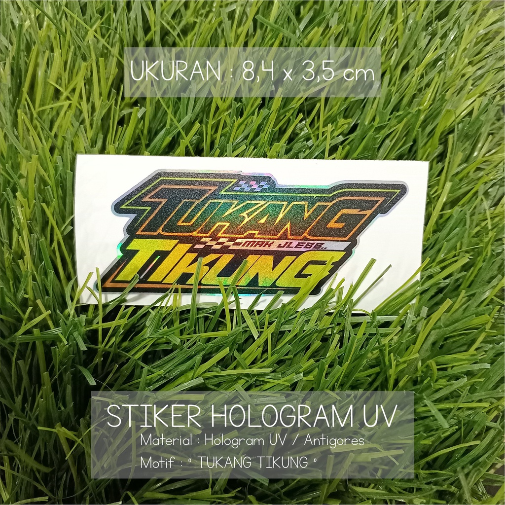 Jual stiker viral / stiker kata-kata / stiker racing / stiker bengkel ...