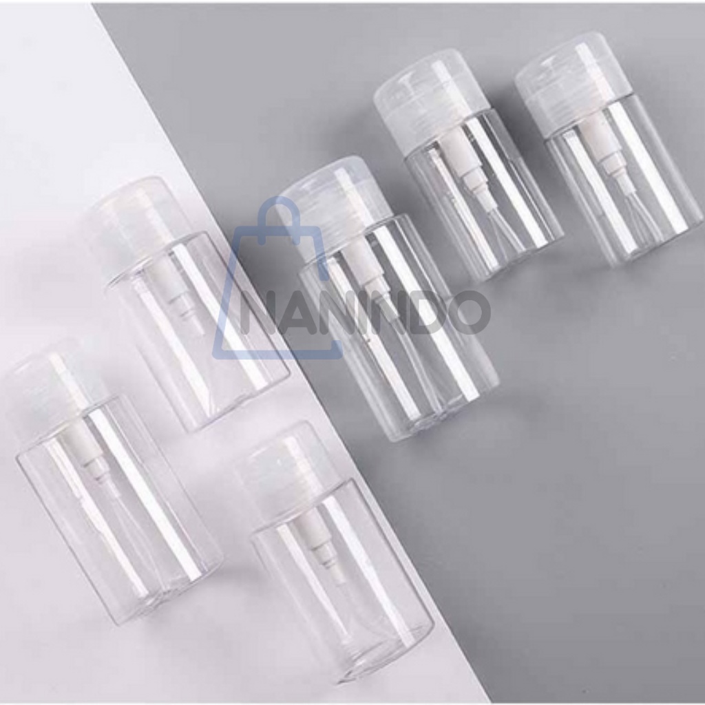 Jual Botol Pump makeup removel Nail Art/ Makeup Remover Water Pressing ...