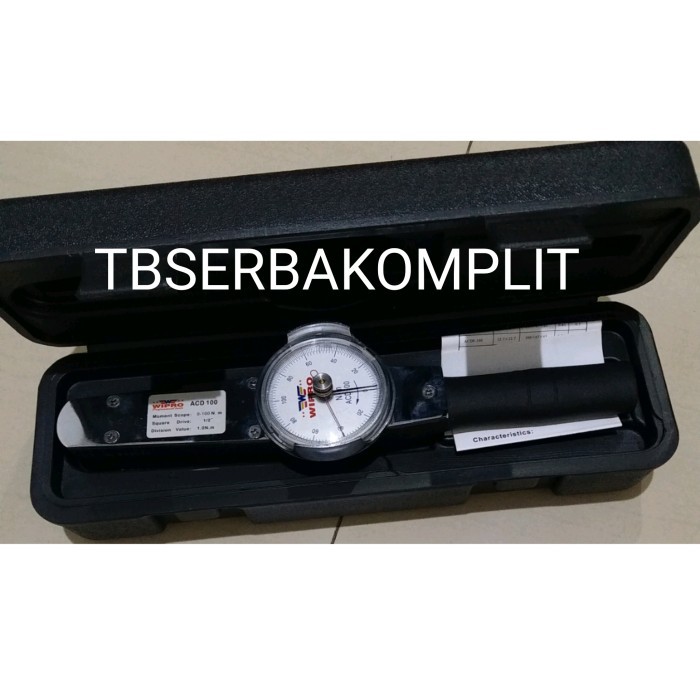 Jual Kunci Momen Torsi 0.5 inch 1/2" Wipro ACD100 With Dial Indicator 0 ...