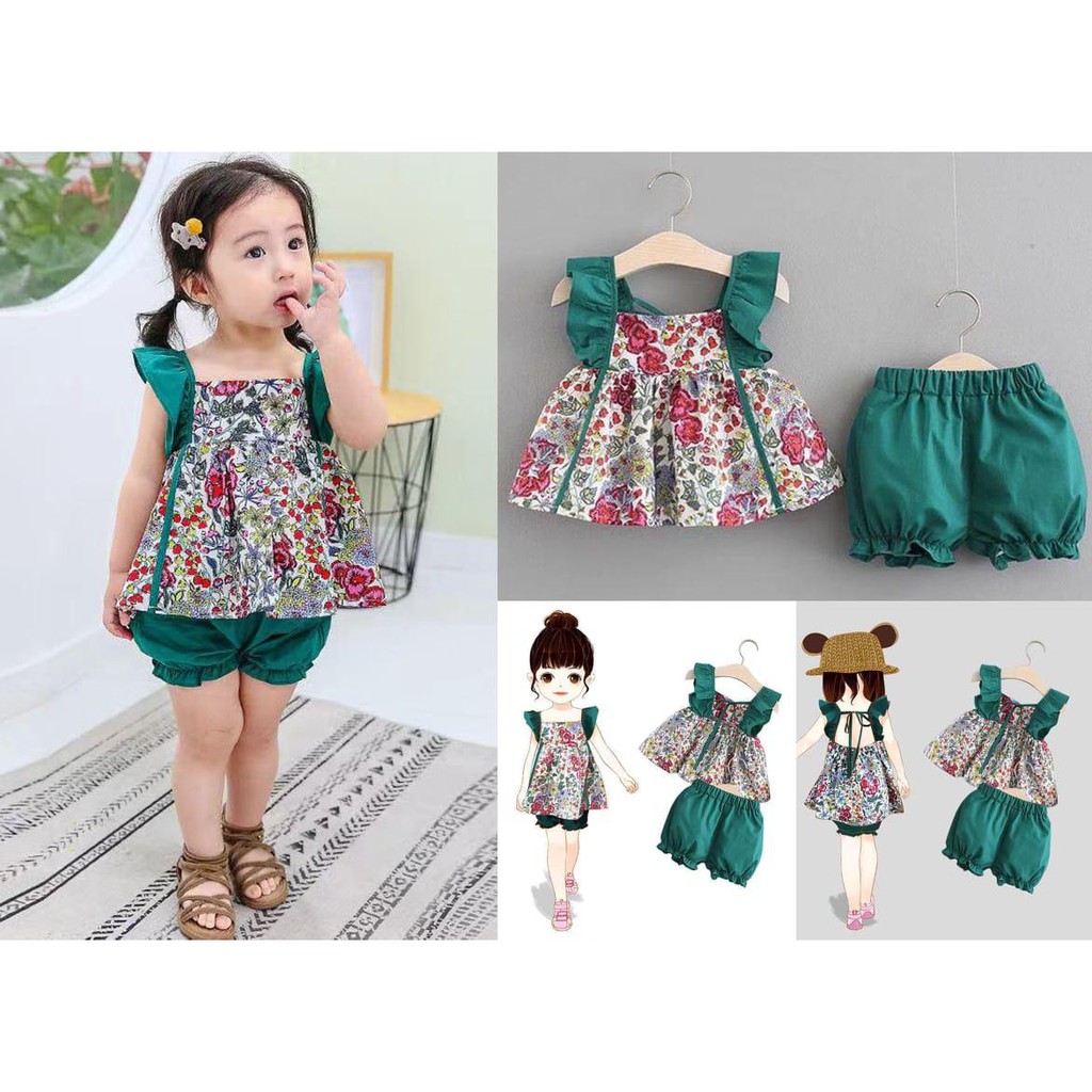 Jual Baju anak perempuan / Baju santai anak perempuan / Setelan anak ...