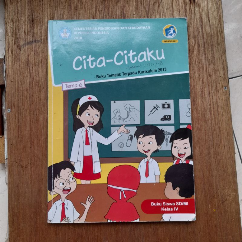 Jual Buku Cita-Citaku Kelas 4 SD IV Tema 6 (Tematik Terpadu Kurikulum ...