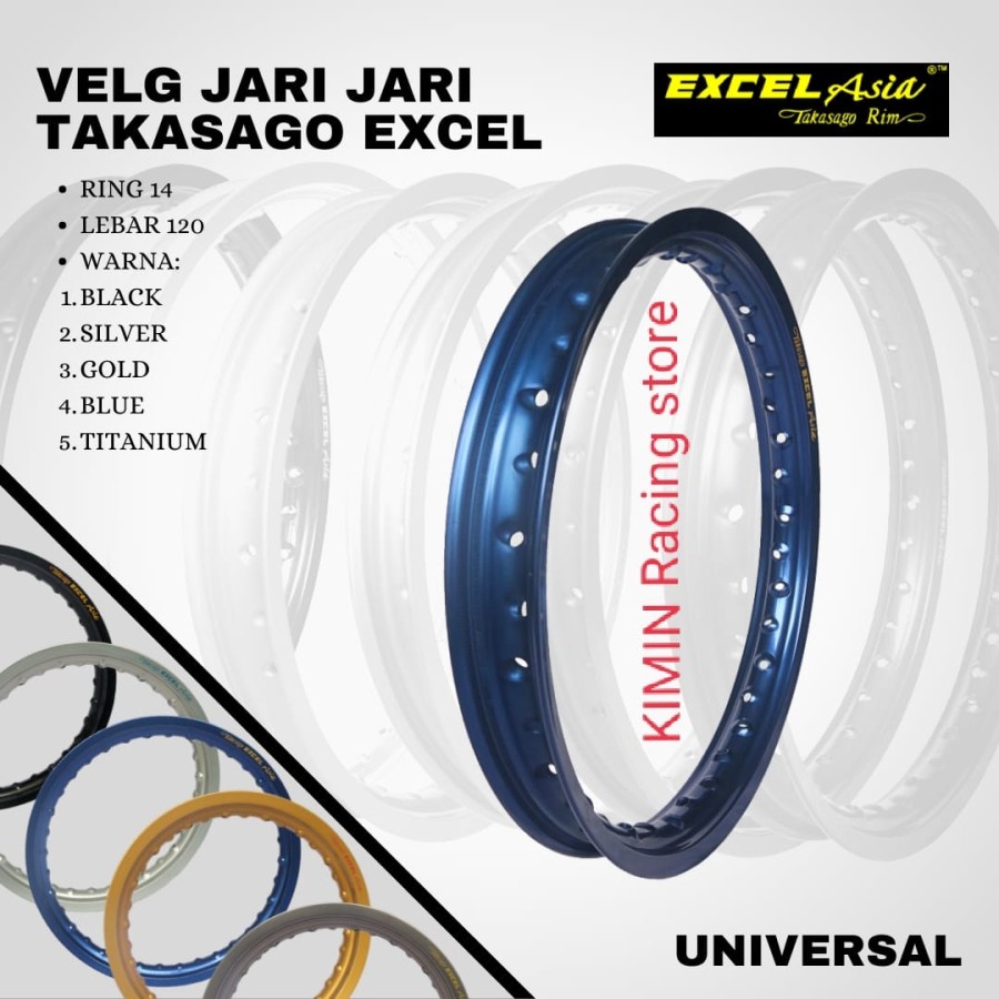 Jual Velg TAKASAGO EXCEL Asia Ring 17 | Shopee Indonesia