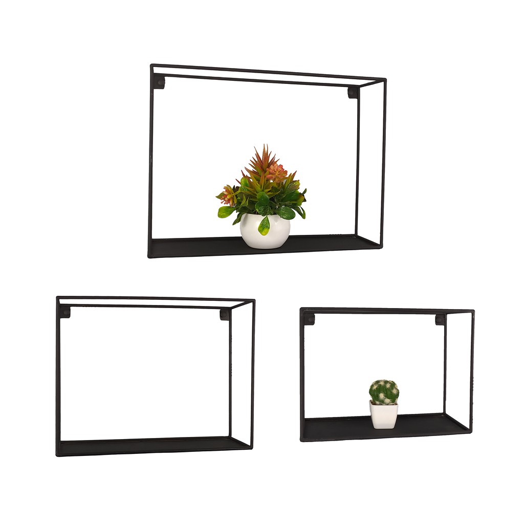 Jual 3 Pcs Rak Besi Susun - Rak Dinding Besi Serbaguna Uk. 30 35 40 ...