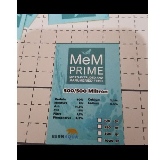 Jual sticker pelet MeM Repack 300-500 mikron perlembar 4x6 | Shopee ...