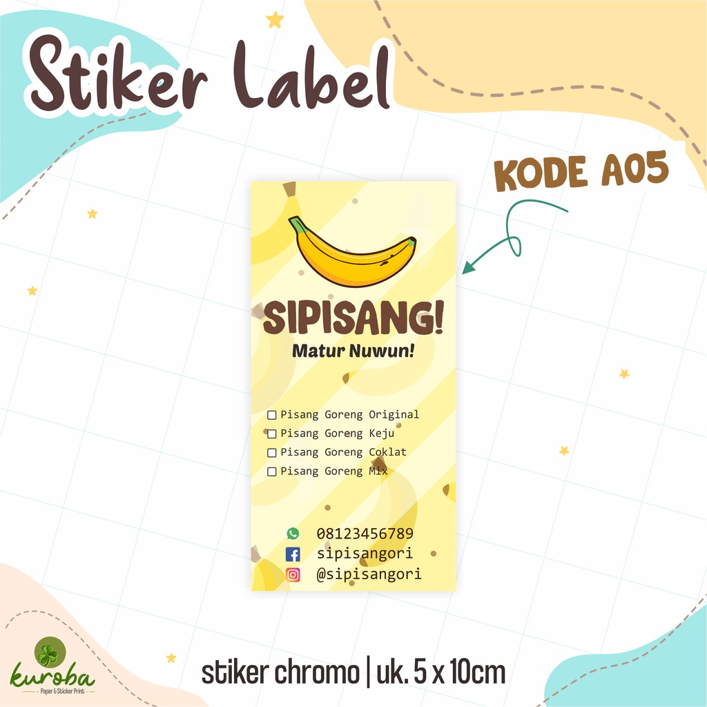 Jual Label Stiker Segel Rice Box Salad Buah | Shopee Indonesia