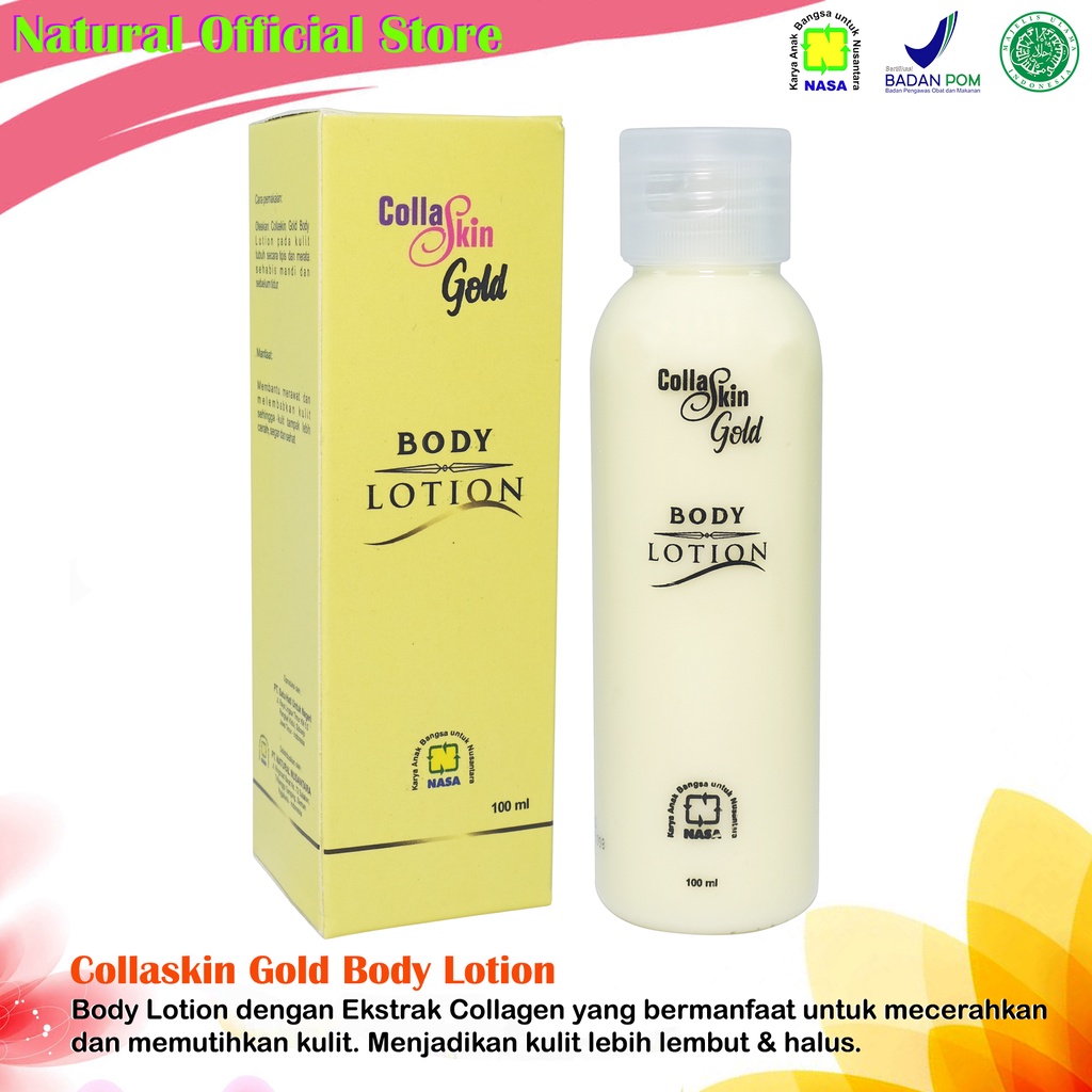 Jual COLLASKIN GOLD BODY LOTION ORIGINAL | Shopee Indonesia