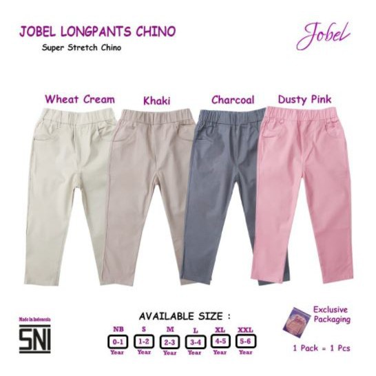 Jual Kazel Jobel x Zebe Long Pants Chino Unisex Edition (JBL-LPCU) | Shopee Indonesia