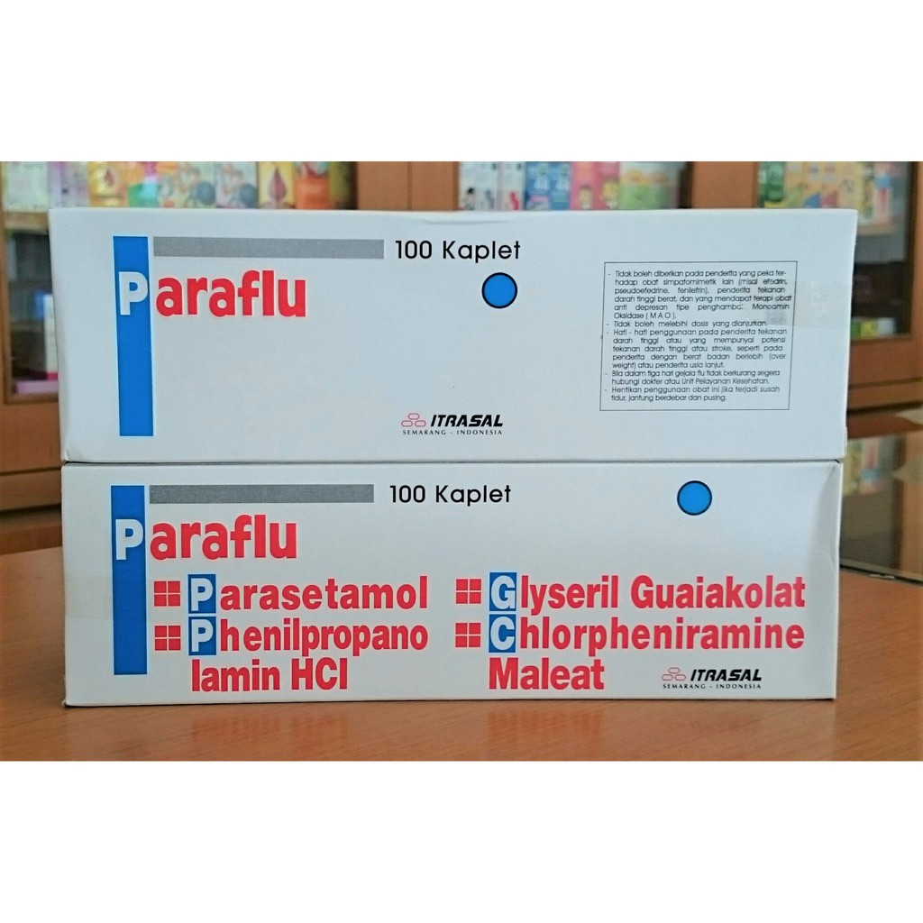 Jual Paraflu per box isi 100 Tablet | Shopee Indonesia