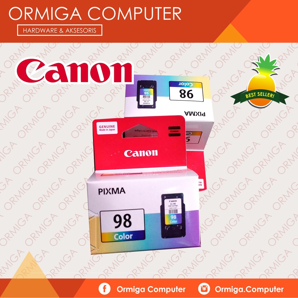 Jual CARTRIDGE CANON CL-98 COLOR 100 % ORIGINAL | Shopee Indonesia
