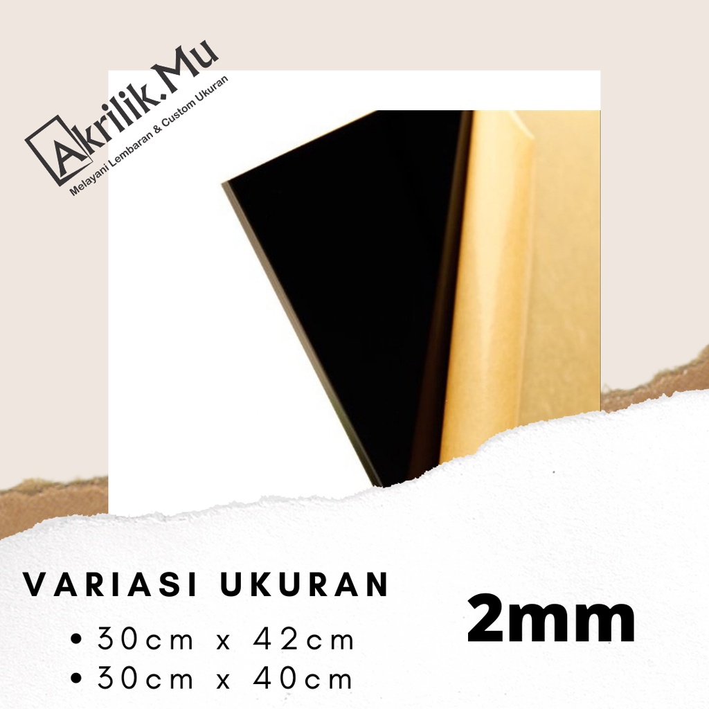 Jual Lembaran Akrilik Warna Hitam A3 2mm, Acrylic Sheet Black | Shopee ...
