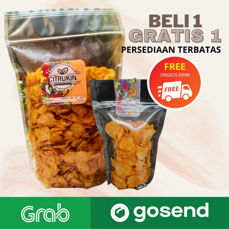 Jual Citruk Moring / Cimol Kering / Keripik Aci Cemilan Gurih Renyah ...