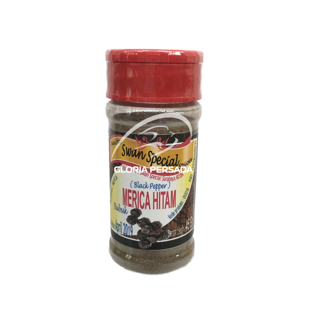 Jual Swan Special - Merica Hitam Bubuk - Black Pepper Powder - 45 gr ...