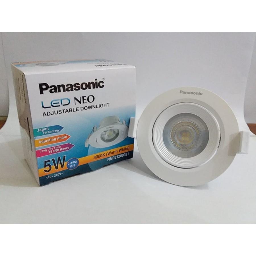 Jual Downlight LED Neo Adjustable 5W Panasonic (Putih / Kuning ...