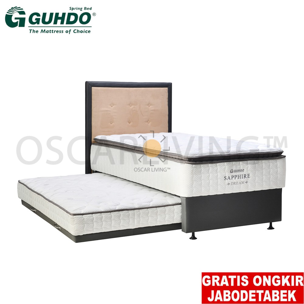 Jual Guhdo 2in1 Sapphire Dream Kasur Springbed HB Queenstown [Fullset/Khusus Jabodetabek ...