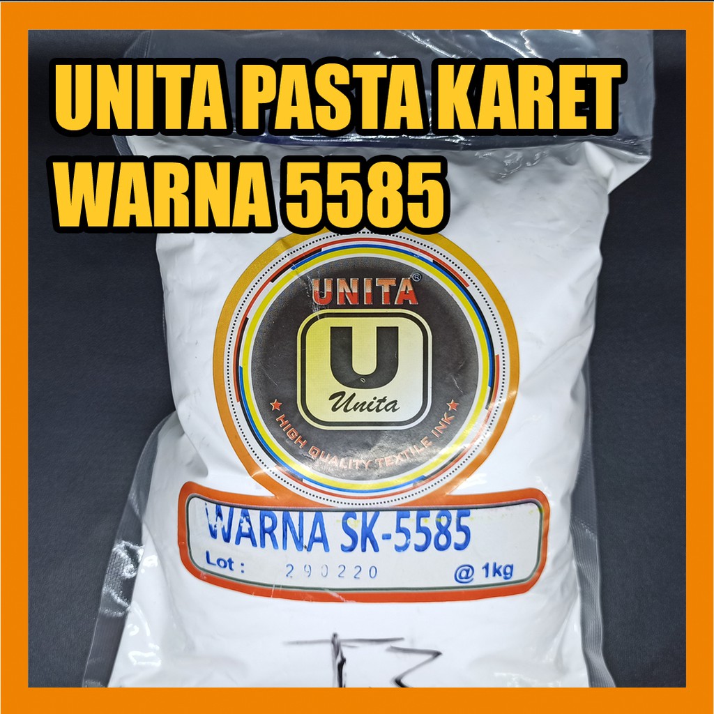 Jual Unita Tinta Pasta Sablon Kaos Rubber Warna 5585 | Shopee Indonesia