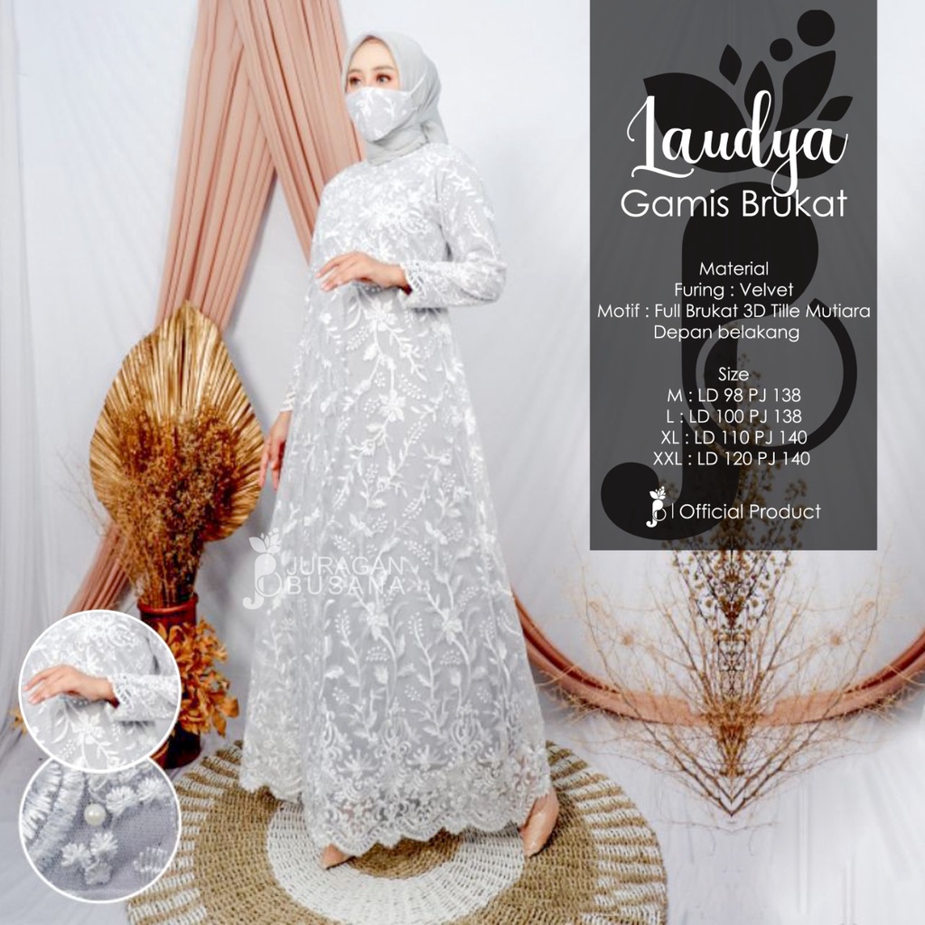 Jual Gamis Brukat Elegan 2024 - Model Terbaru & Berkualitas Tinggi ...