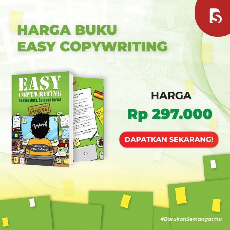 Jual Buku Dewa Eka Prayoga- Easy Copywriting- Contek Abis Sampe Laris ...