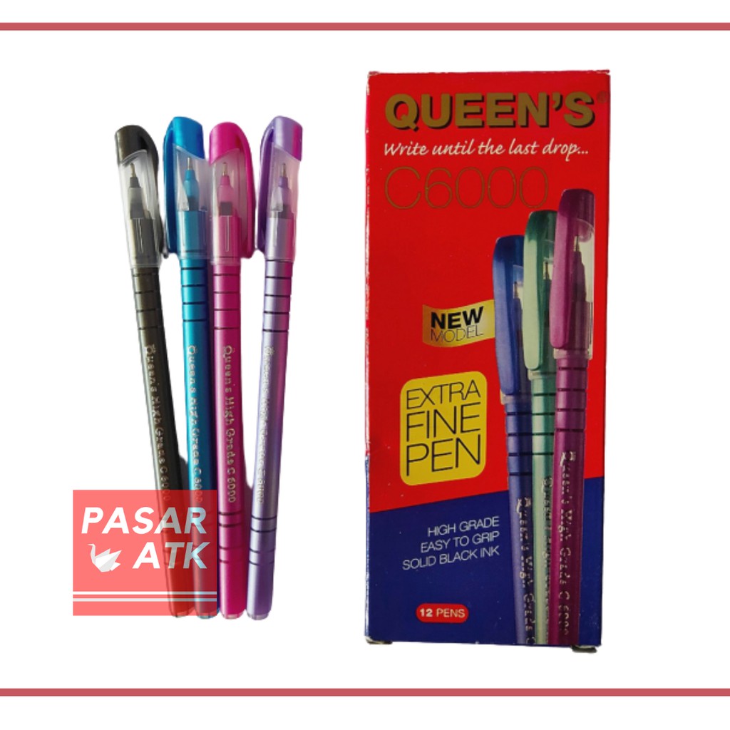 Jual Pulpen FASTER queen C6000 (12 pcs) | Shopee Indonesia