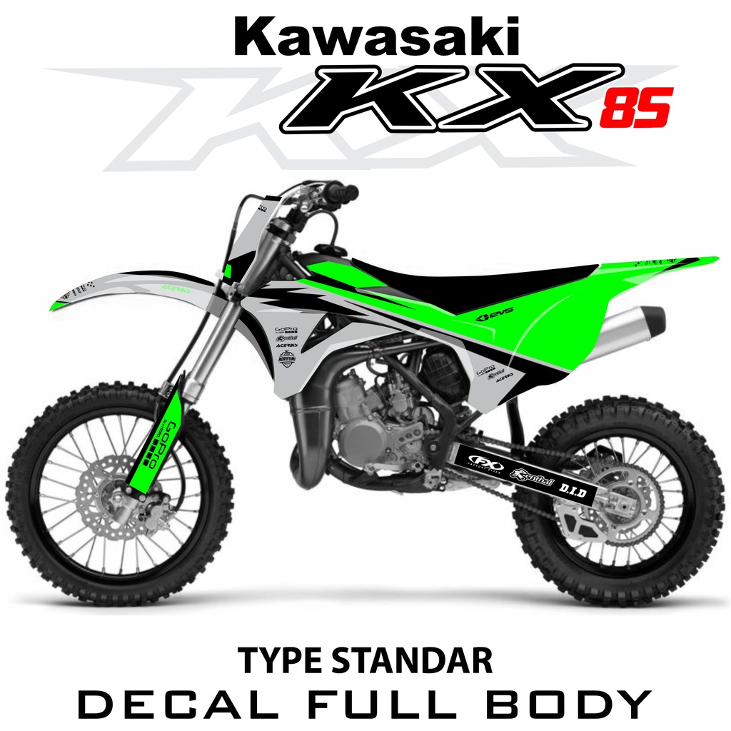 Jual COD - DEKAL STIKER - DECAL STICKER FULL BODY MOTOR KAWASAKI KX 85 ...