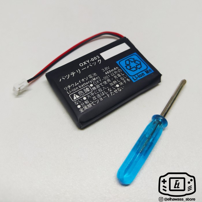 Jual Baterai Gameboy Micro GBM Nintendo Battery Li ion OXY 003 charger ...