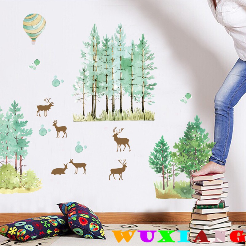 Jual METH WALLSTICKER POHON HIJAU GREEN TREE BRANCH RANTING STIKER ...