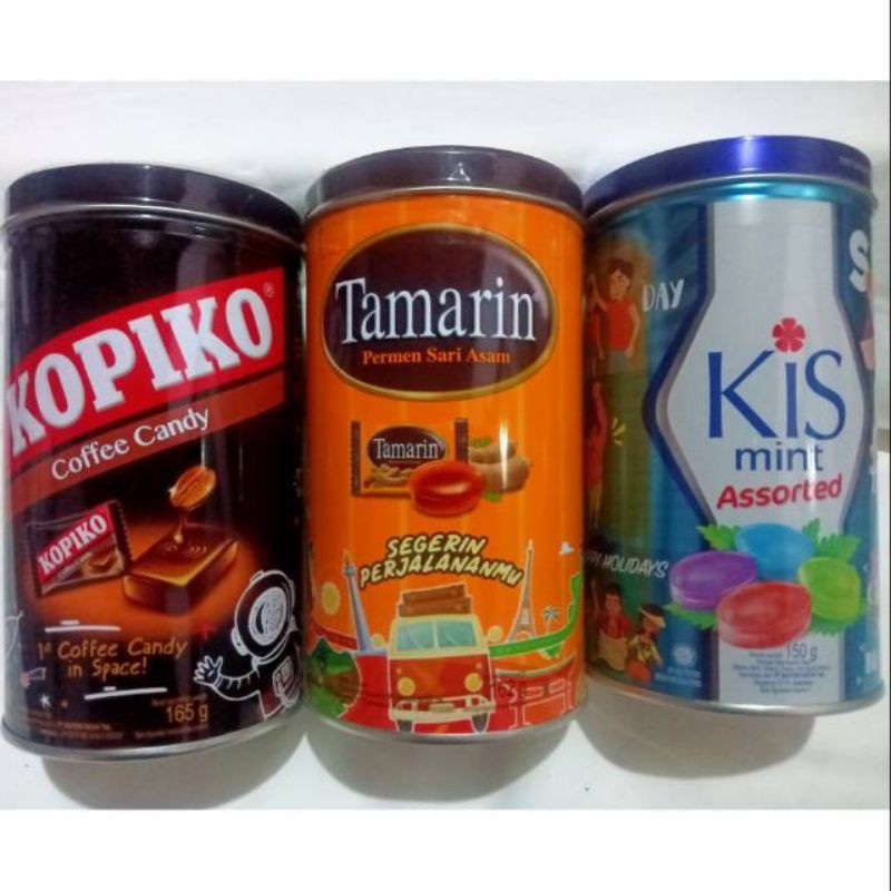 Jual Permen Kopiko/Kiss/Tamarin Kaleng 150 gram | Shopee Indonesia