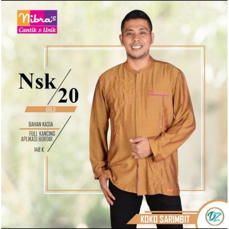 Jual KOKO DEWASA NIBRAS 2023 LENGAN PANJANG NSK 20 ( COD ) | Shopee Indonesia
