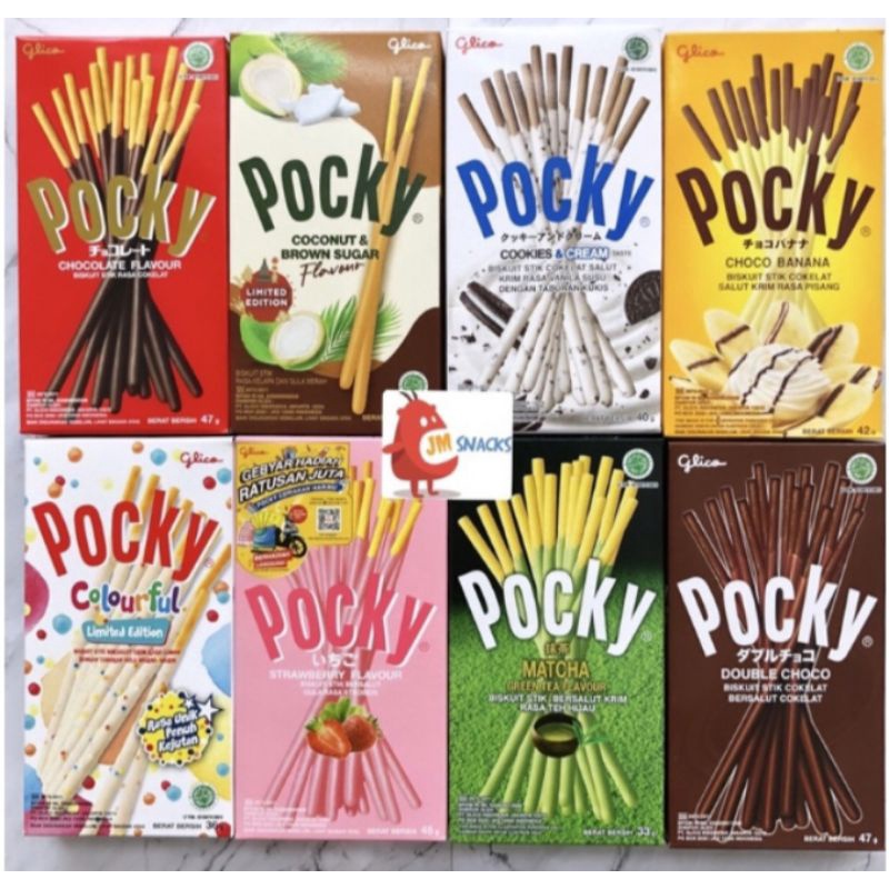 Jual glico pocky 42gr semua rasa | Shopee Indonesia