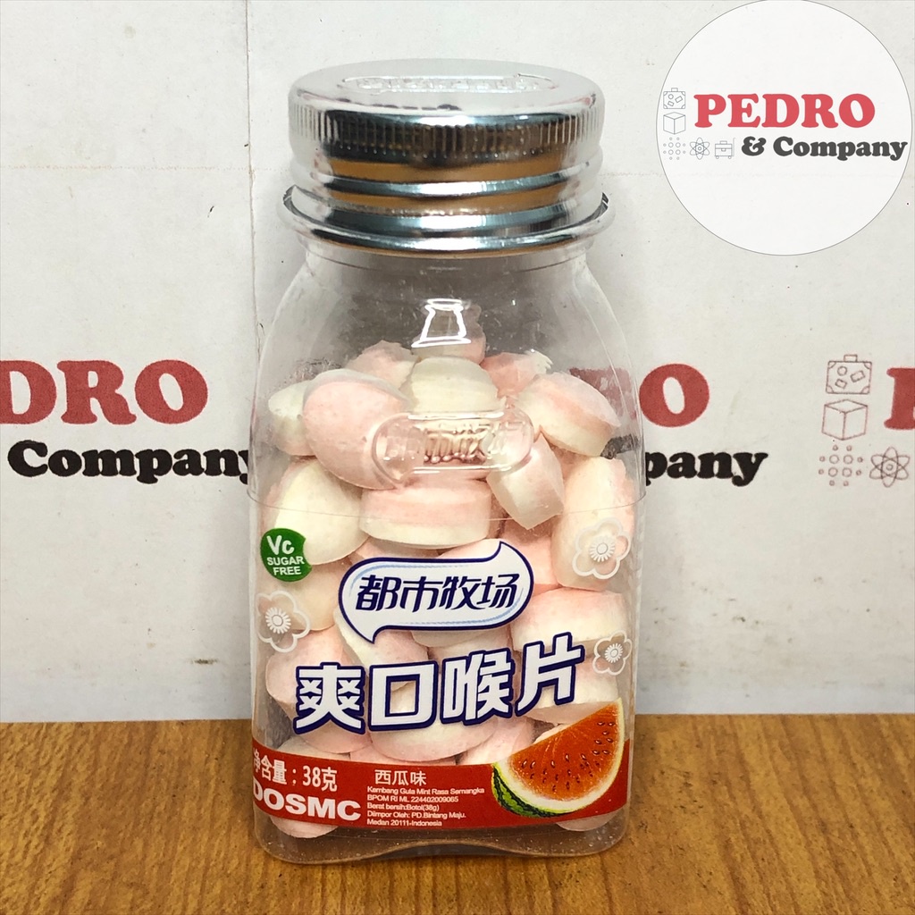 Jual XinLe Kembang gula permen rasa mint semangka 38 gram - candy sweet ...