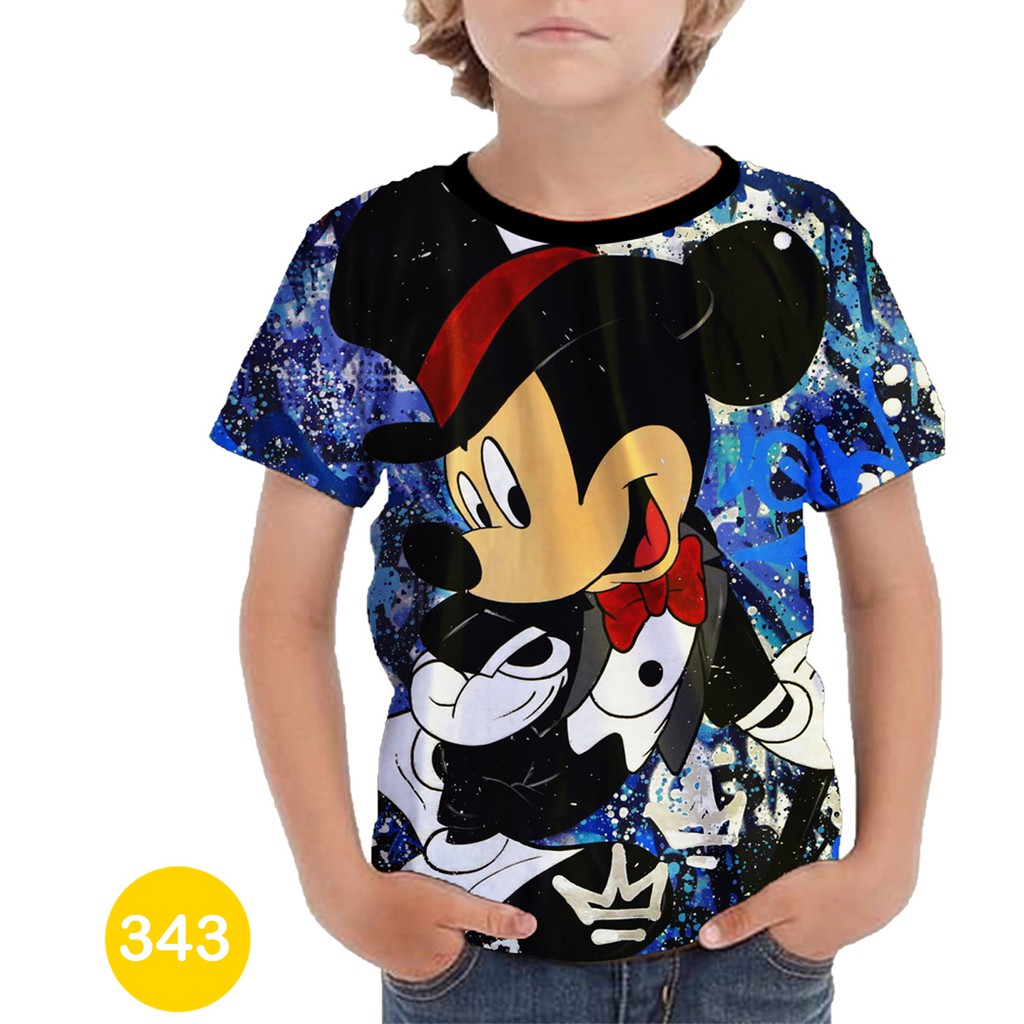 Jual Baju Mickey Mouse Cartoons series 3D Anak Kartun Serial TV Favorit ...