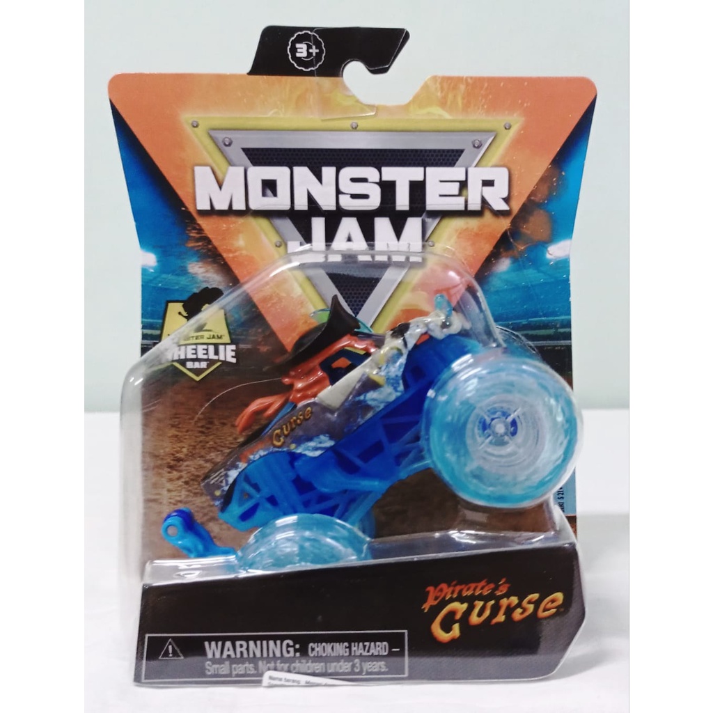 Jual Hot Wheels Monster Jam Pirate's Curse Wheelie Bar | Shopee Indonesia