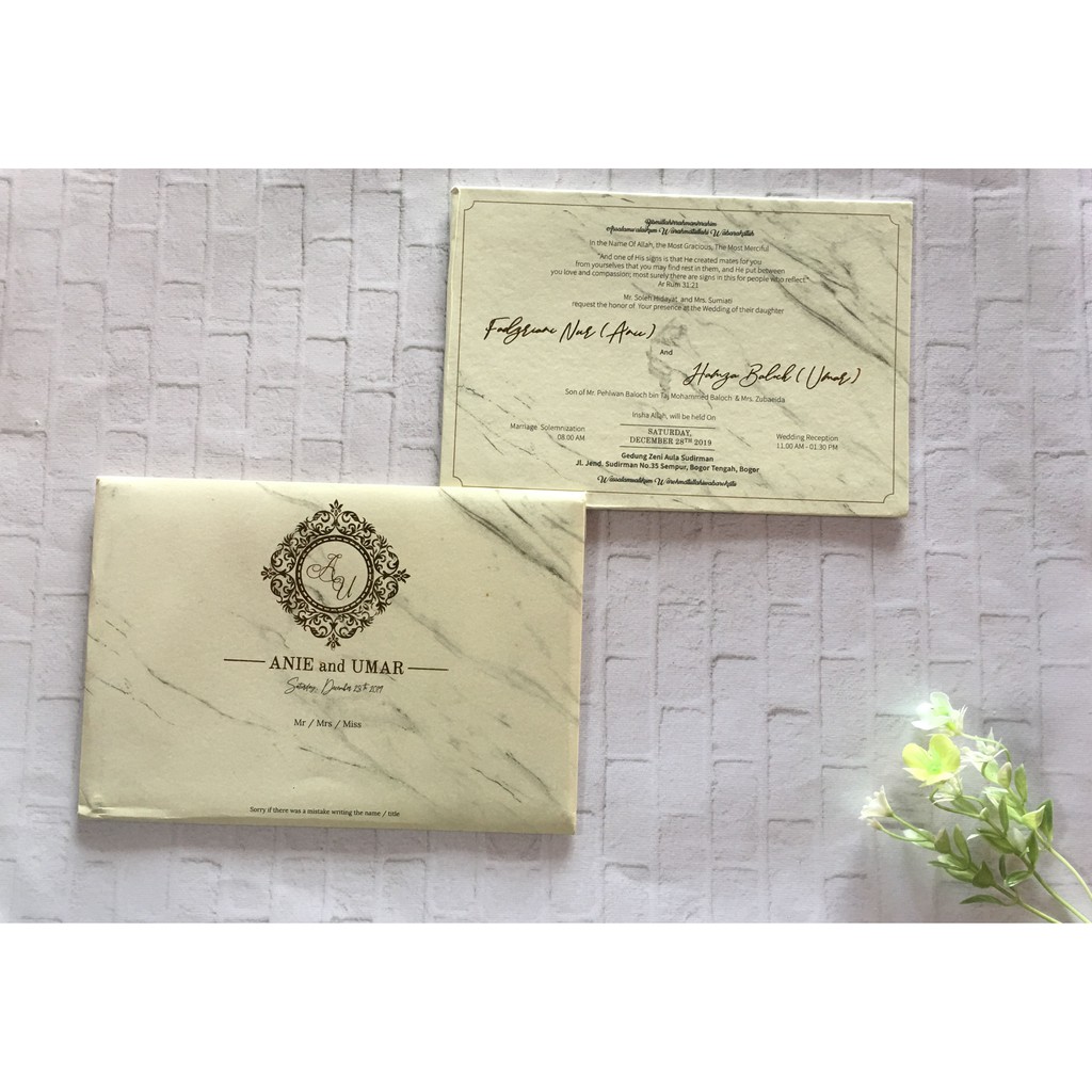 Jual Undangan Pernikahan Hard Cover Landscape | Shopee Indonesia