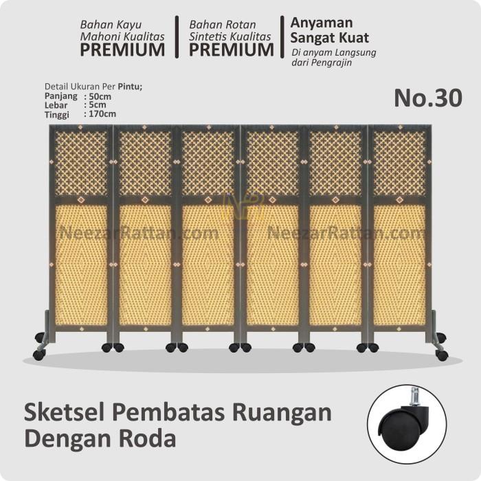 Jual Sekat | Pembatas Penyekat Ruangan Sketsel Minimalis Unik Rotan ...