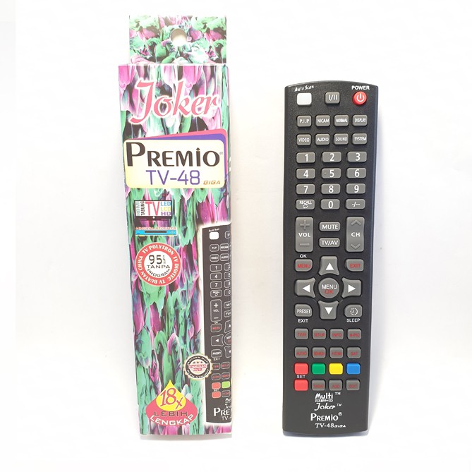 Jual Remote Tv Universal JOKER PREMIO TV-48 | Shopee Indonesia