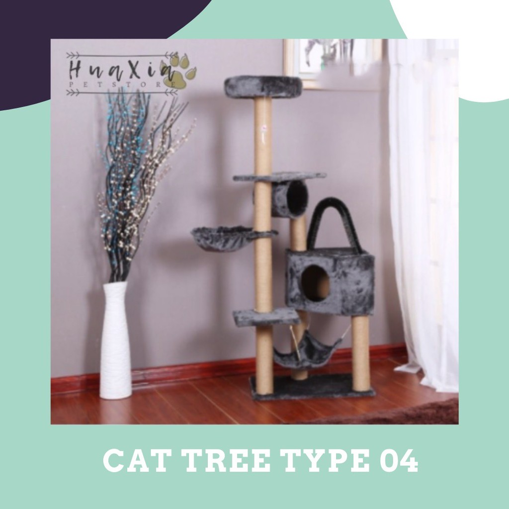 Jual Cat Tree, Tiang Panjat Kucing, Rumah Bermain Kucing Tipe 04 - Cat ...