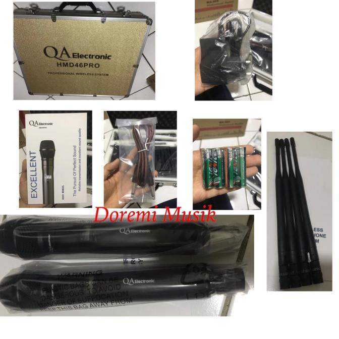 Jual Mic wireless QA electronic HMD 46 Pro original by RDW | Shopee ...