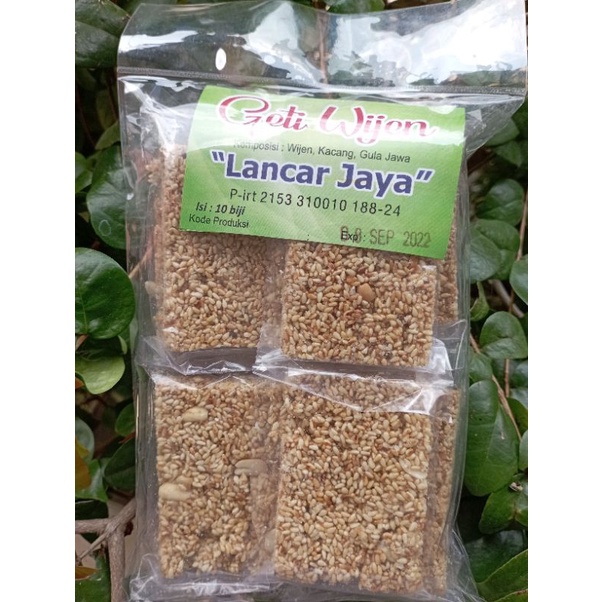 Jual Geti Kacang Wijen isi 10 oleh oleh khas Solo kue enting enting ...